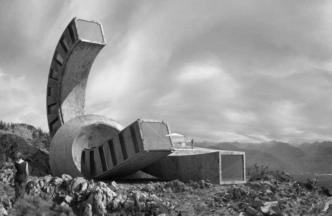 Surrealist architectural landscape - iNEWS