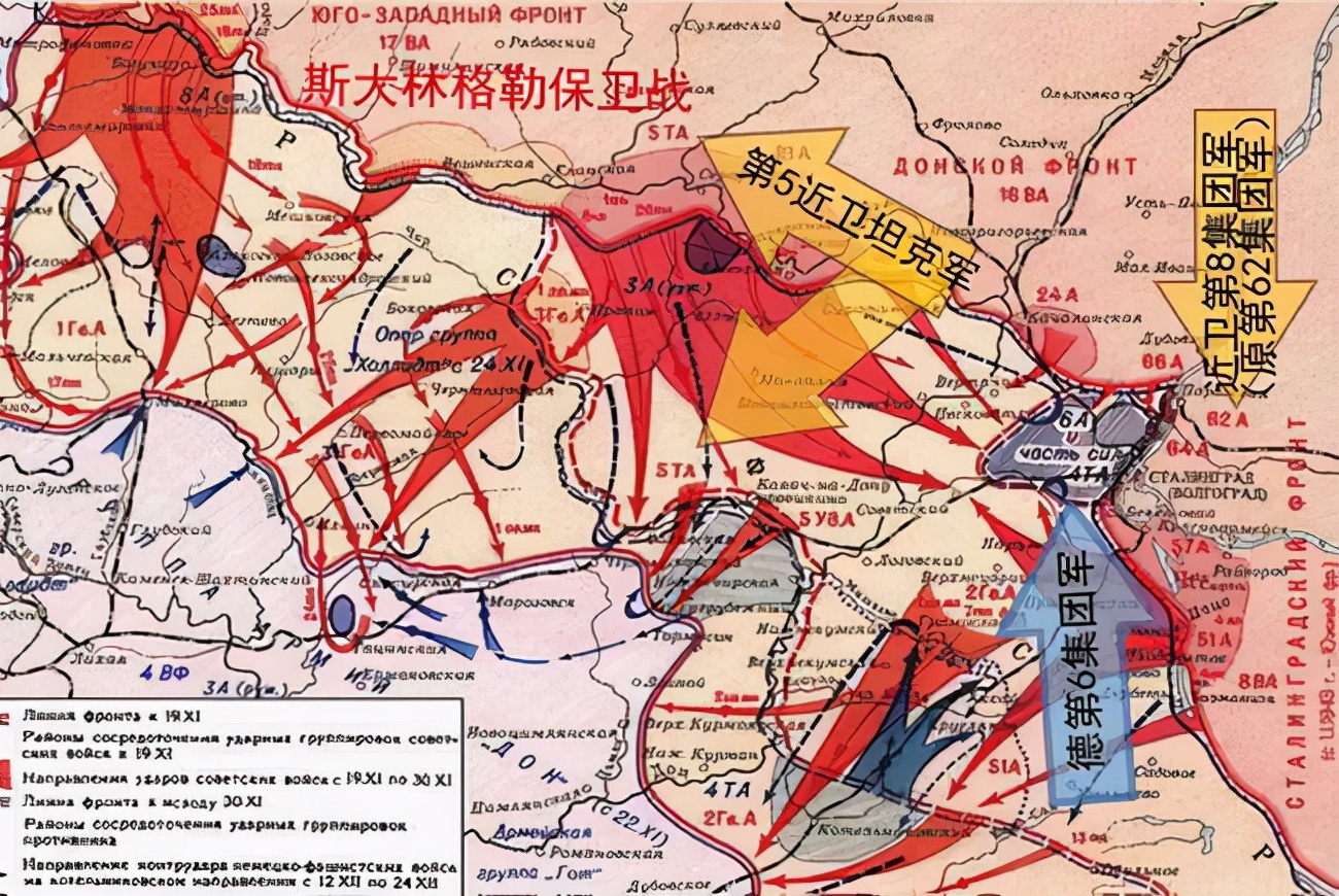 Within only 4 days in the encirclement of Stalingrad, the encircled ...